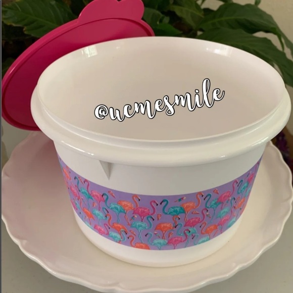 Tupperware | Kitchen | Tupperware Flamingos Round Nesting Storage ...